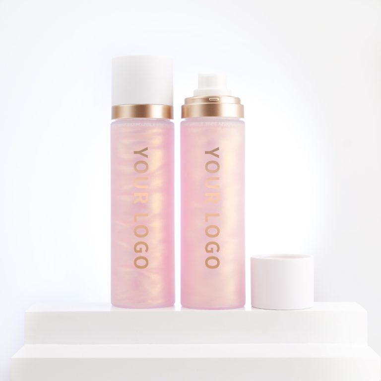 Private Label Shimmer Setting Spray (Gold) - Aurora Global Brands