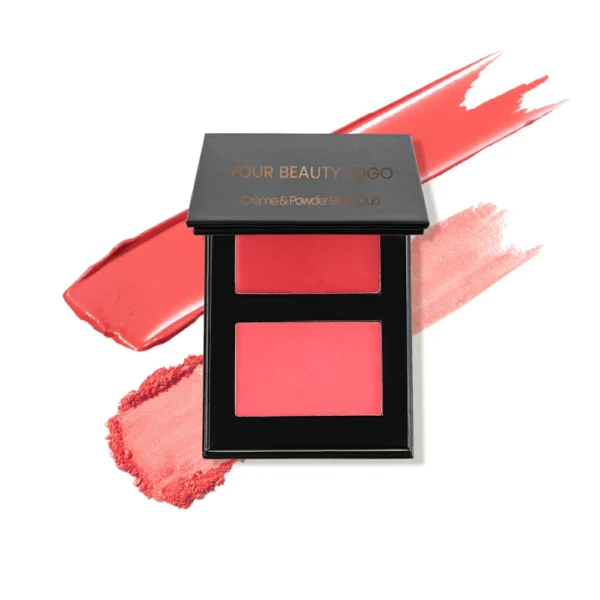 Private Label Crème & Powder Blush Duo